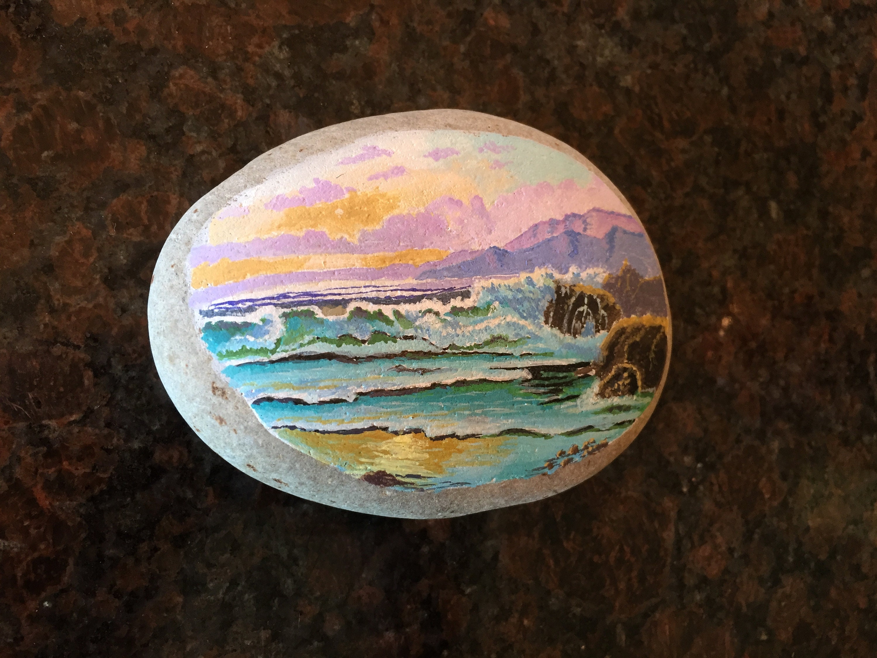 Custom Rock Painting - Send Us Your Own Picture - Etsy
