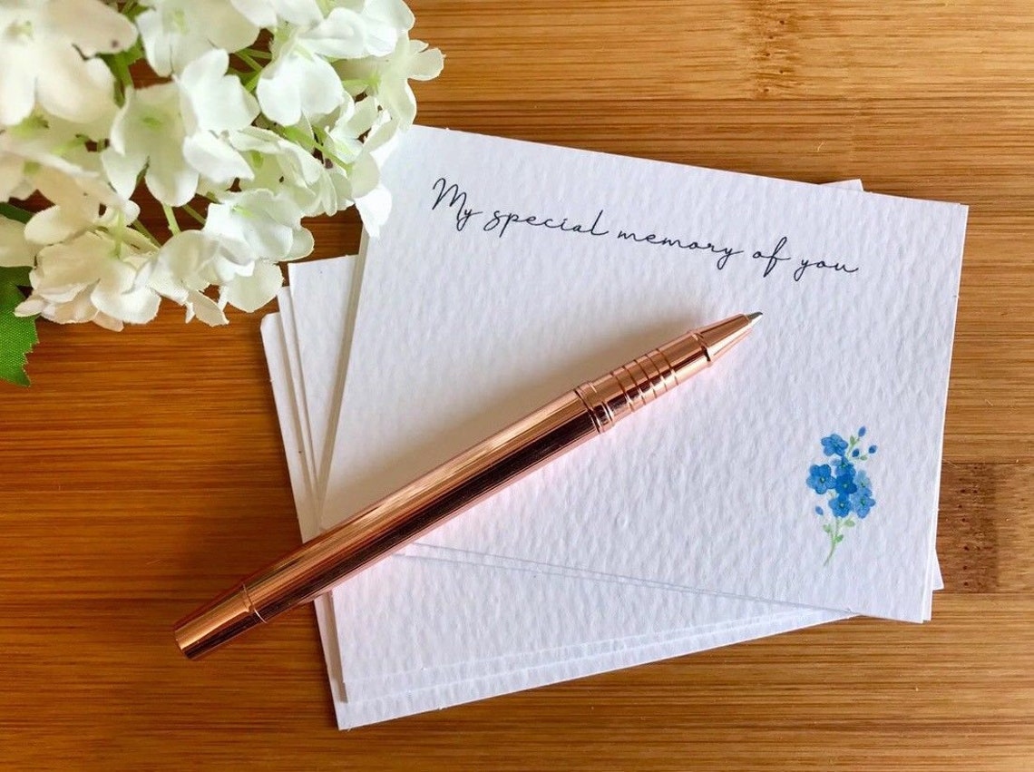25x Luxury Funeral Remembrance Cards Memory Cards Forget - Etsy UK