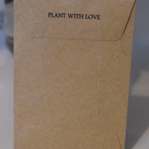 Funeral Forget Me Not Seed Packets Remembrance Personalised Seed ...