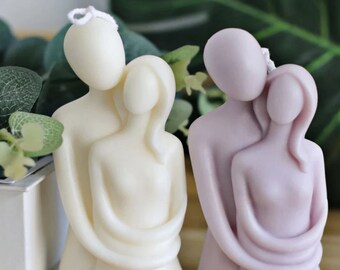Hugging Couple Candle - Etsy