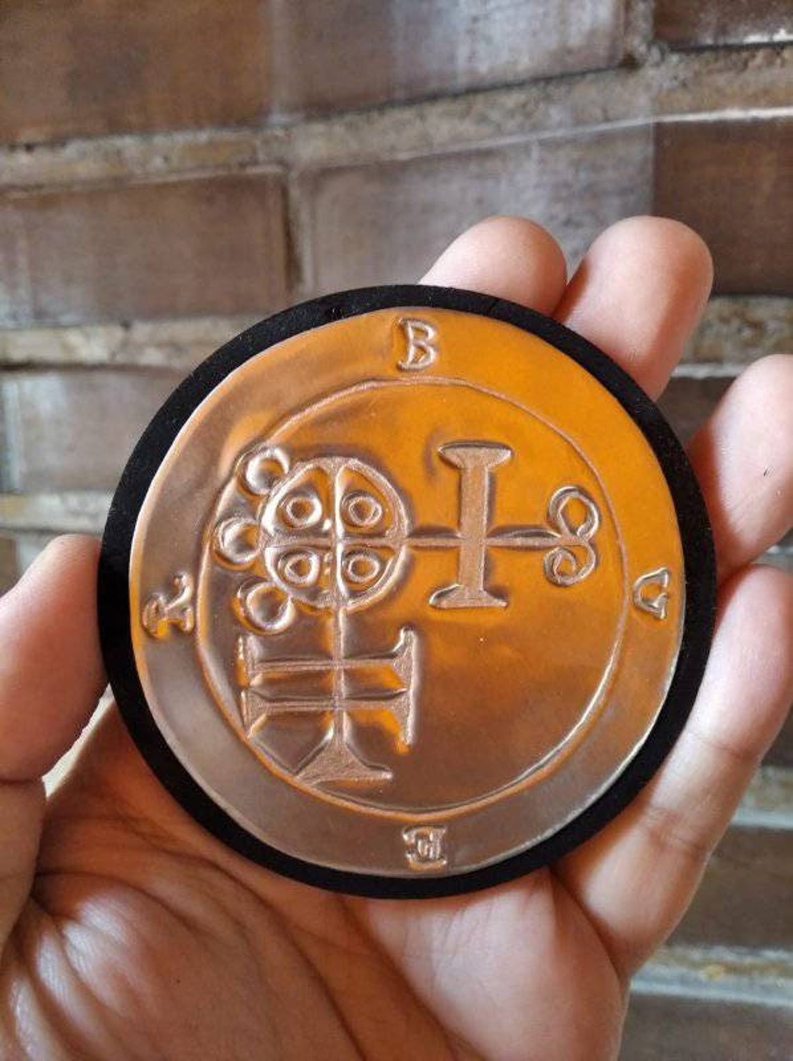 BUER Sigil Metal Seal Spirit Goetia Size Aprox 76 Cm - Etsy