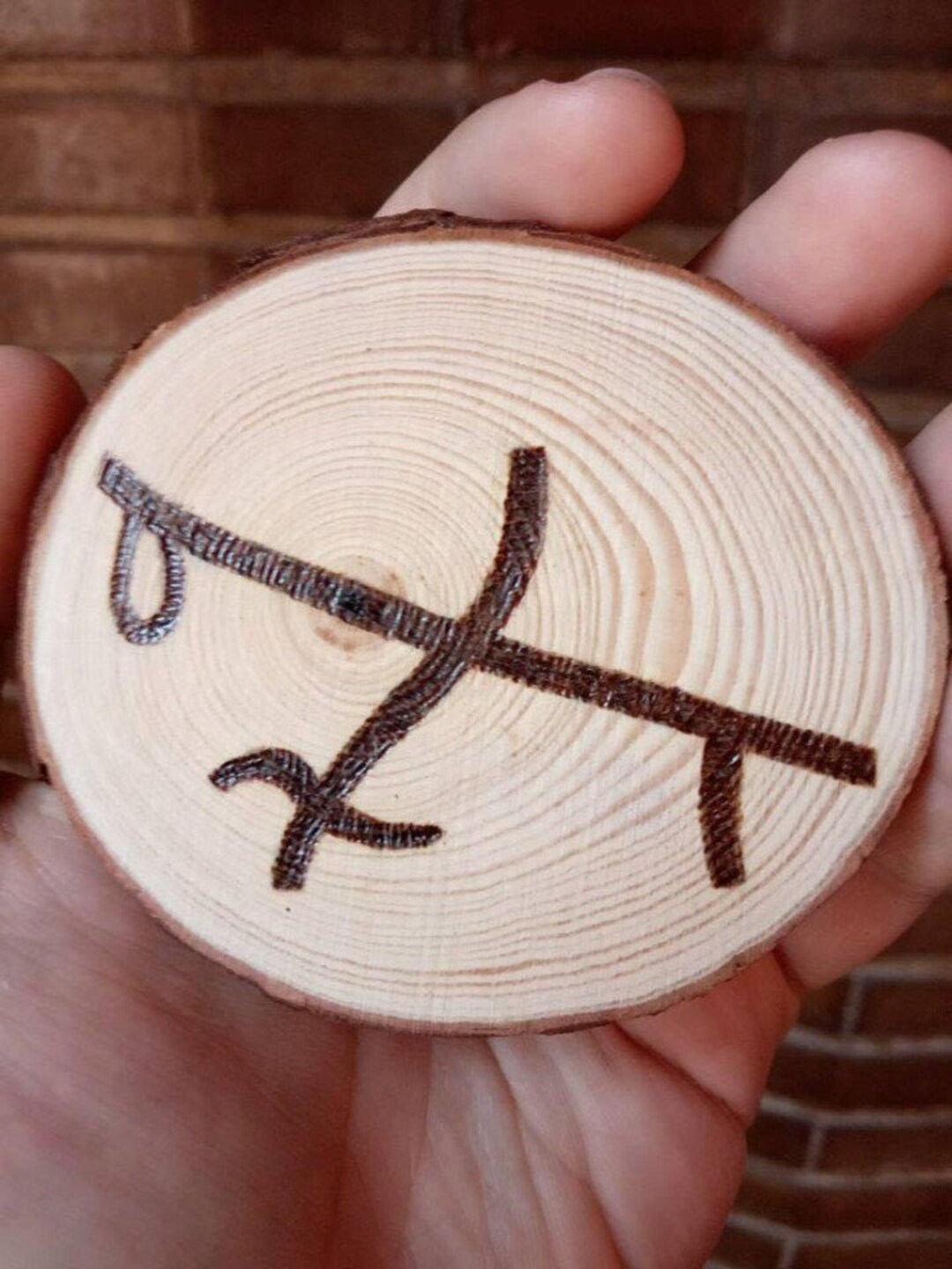 DUKANTE Sigil of LEVIATHAN in Wood BURNED by Hand Seal Demonolatría ...