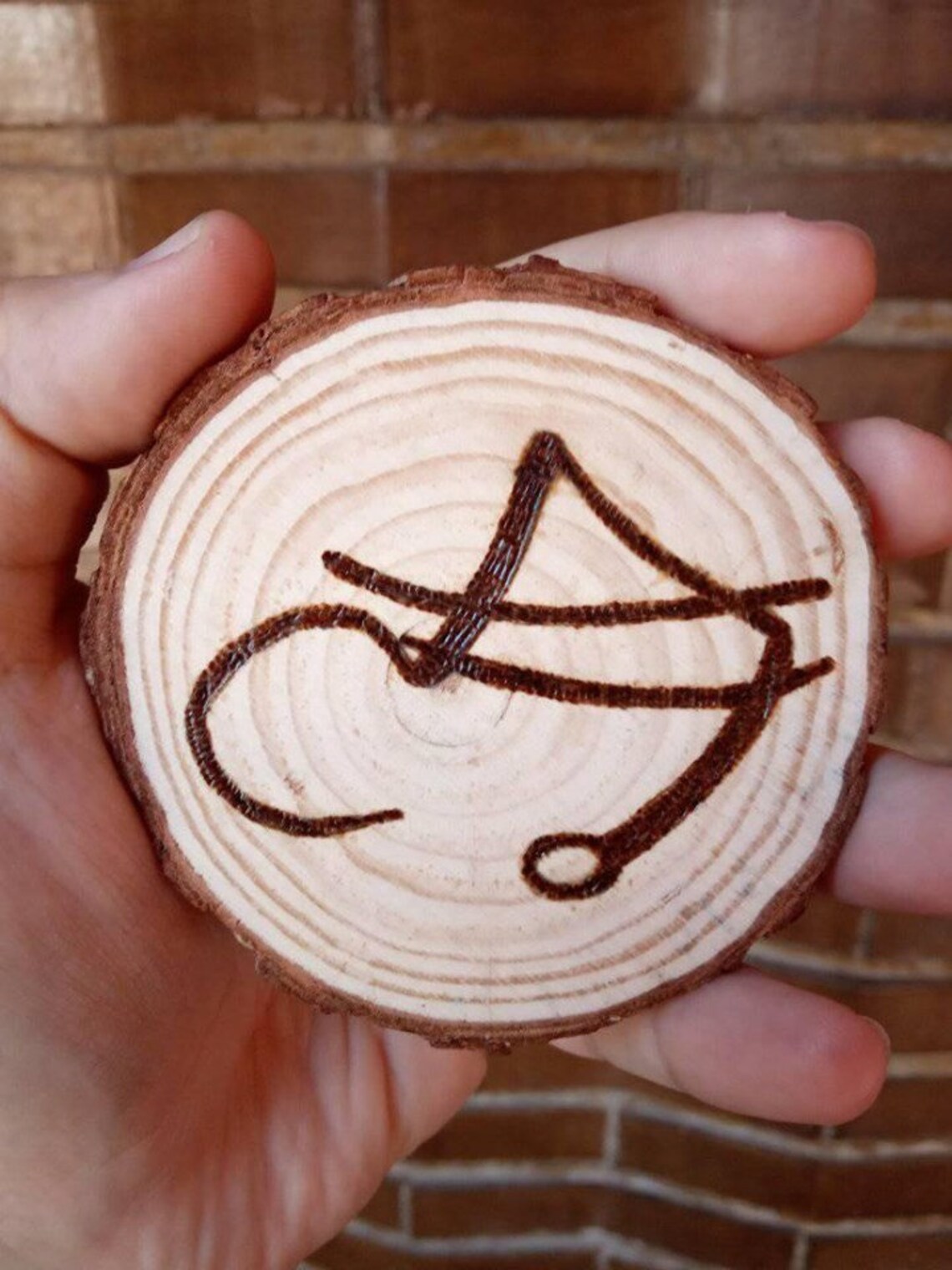 DUKANTE Sigil to Choose in WOOD BURNED by Hand Seal - Etsy