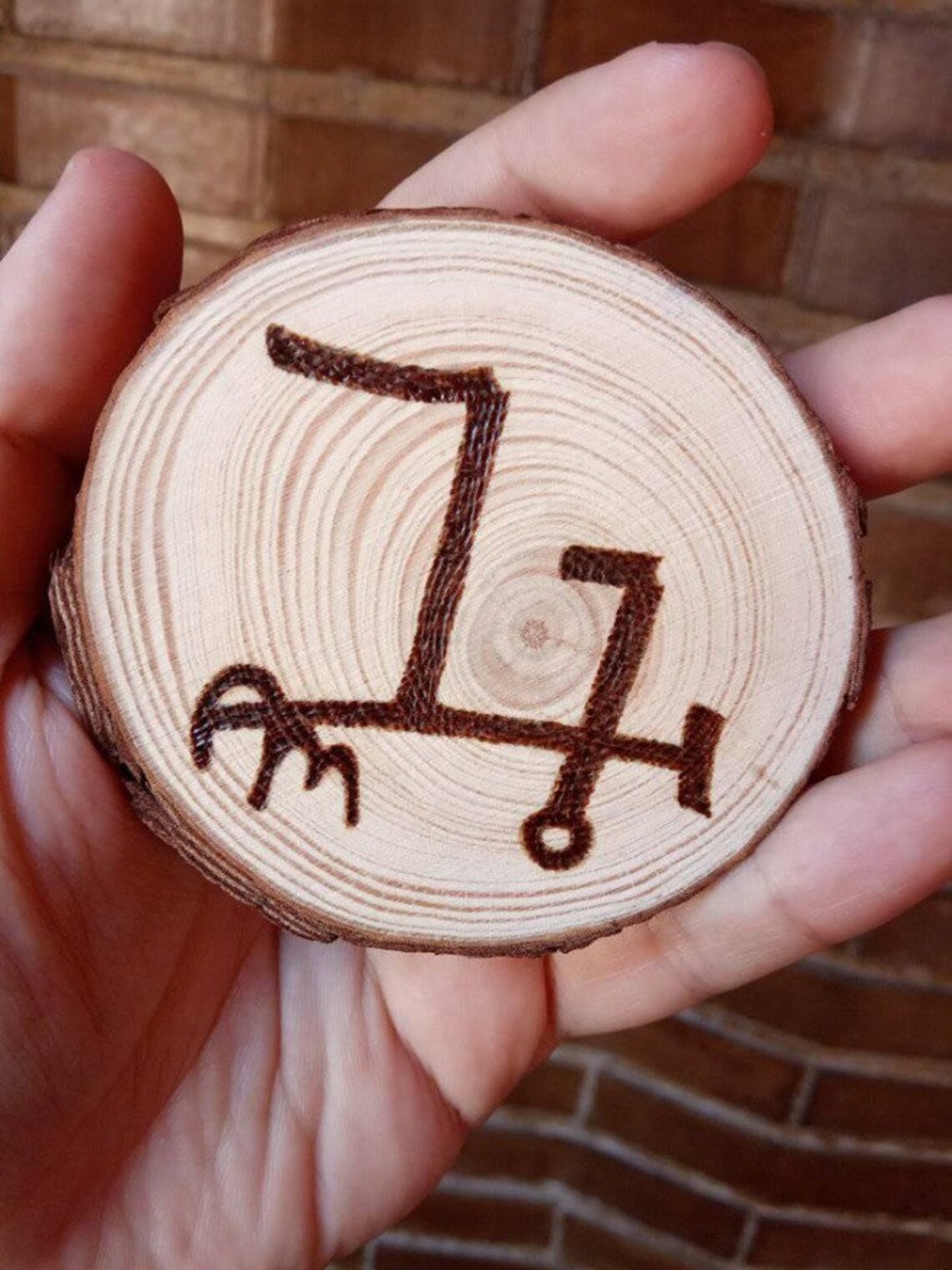 DUKANTE Sigil to Choose in WOOD BURNED by Hand Seal - Etsy