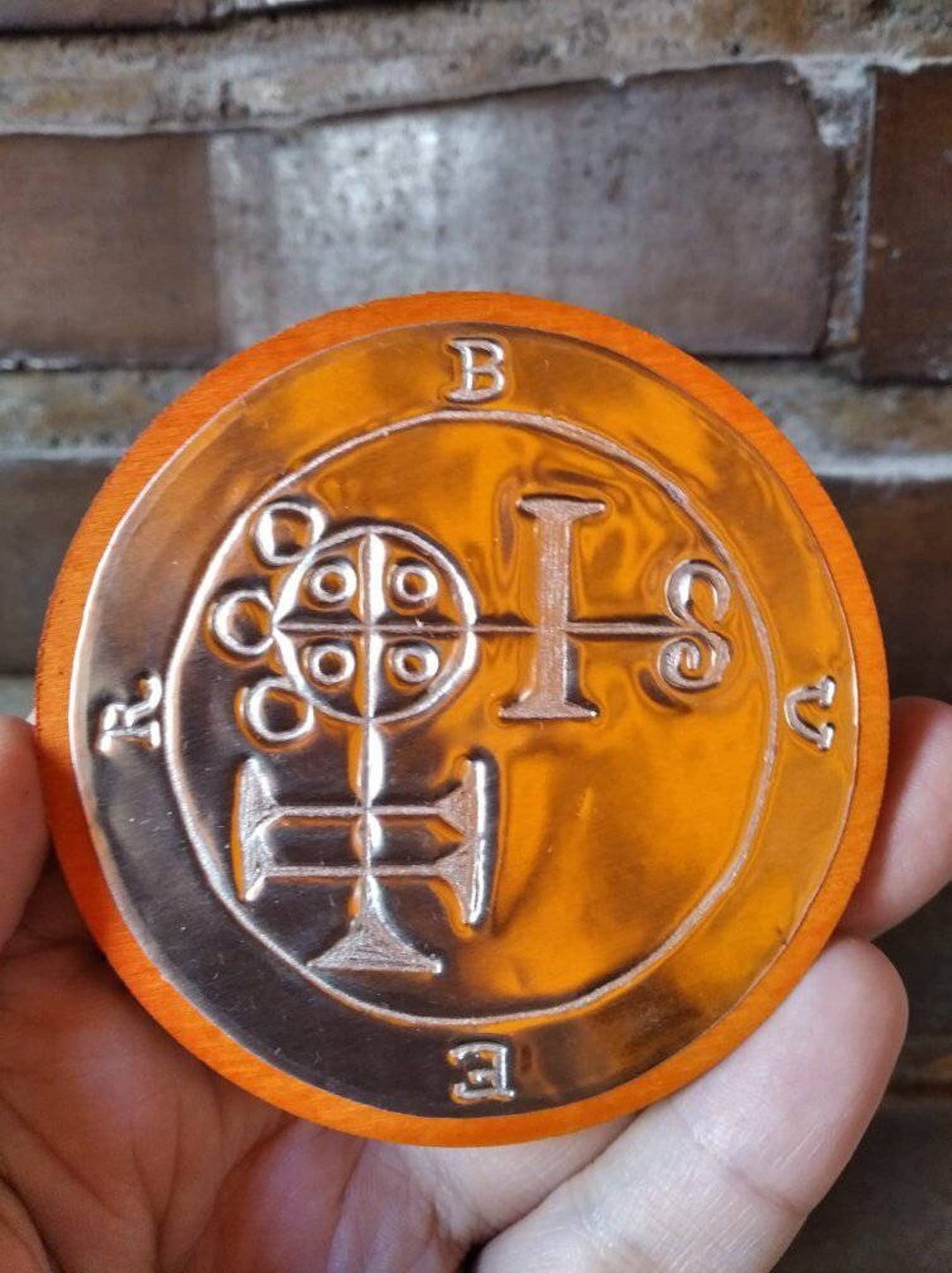 BUER Sigil Metal Seal Spirit Goetia Size Aprox 76 Cm - Etsy