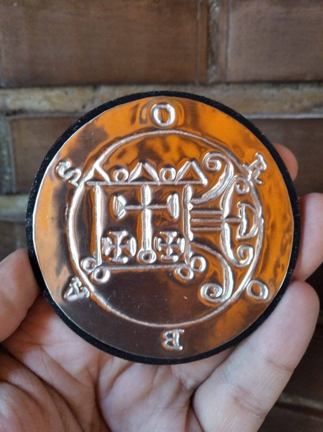 OROBAS Sigil Metal Seal Spirit Goetia Size Aprox 76 Cm - Etsy