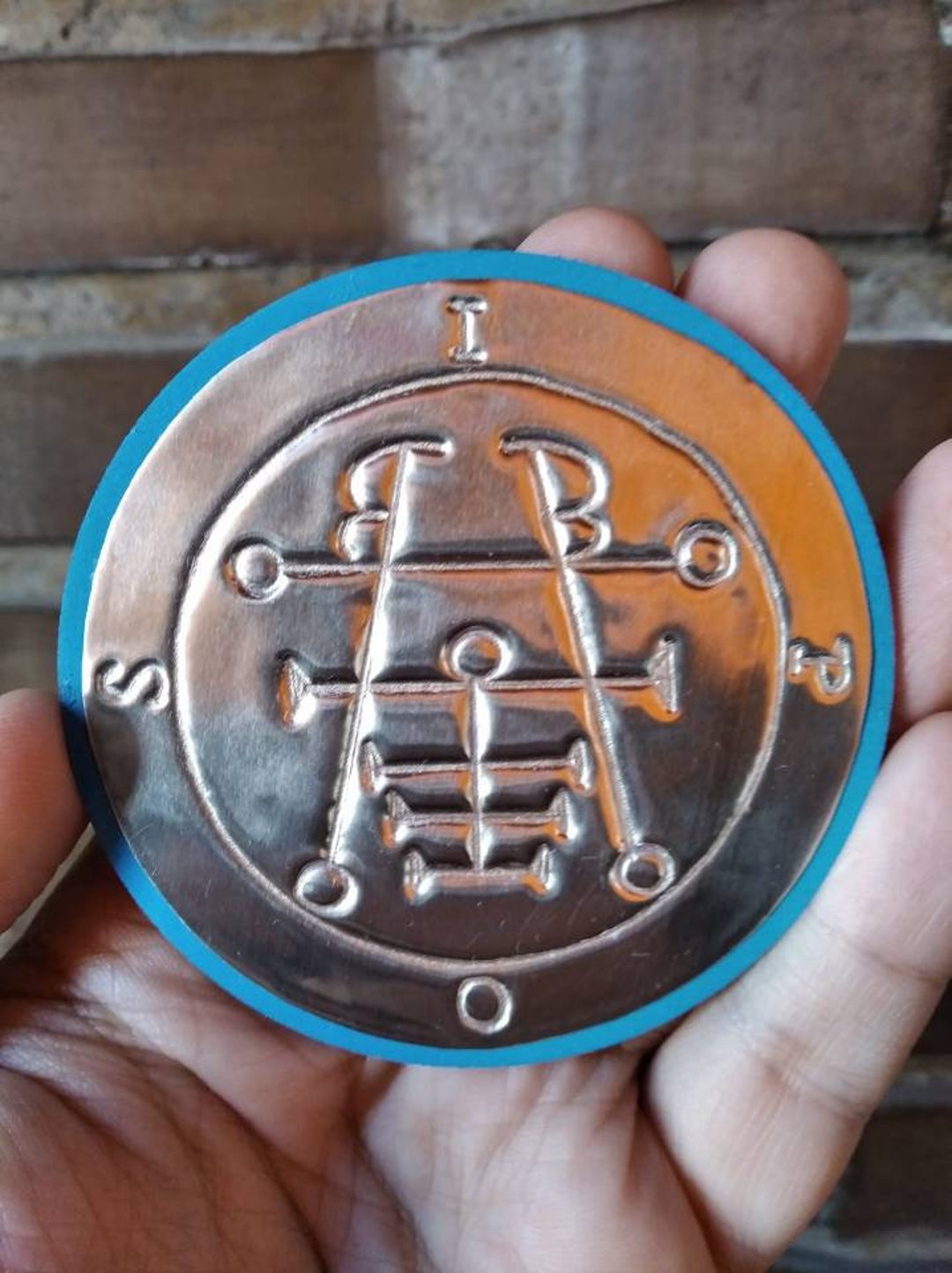 IPOS Sigil Metal Seal Spirit Goetia Size Aprox 76 Cm - Etsy