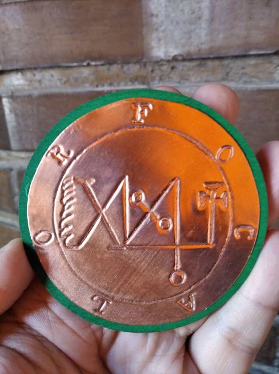 FOCALOR Sigil Metal Seal Spirit Goetia Size Aprox 7,6 Cm - Etsy
