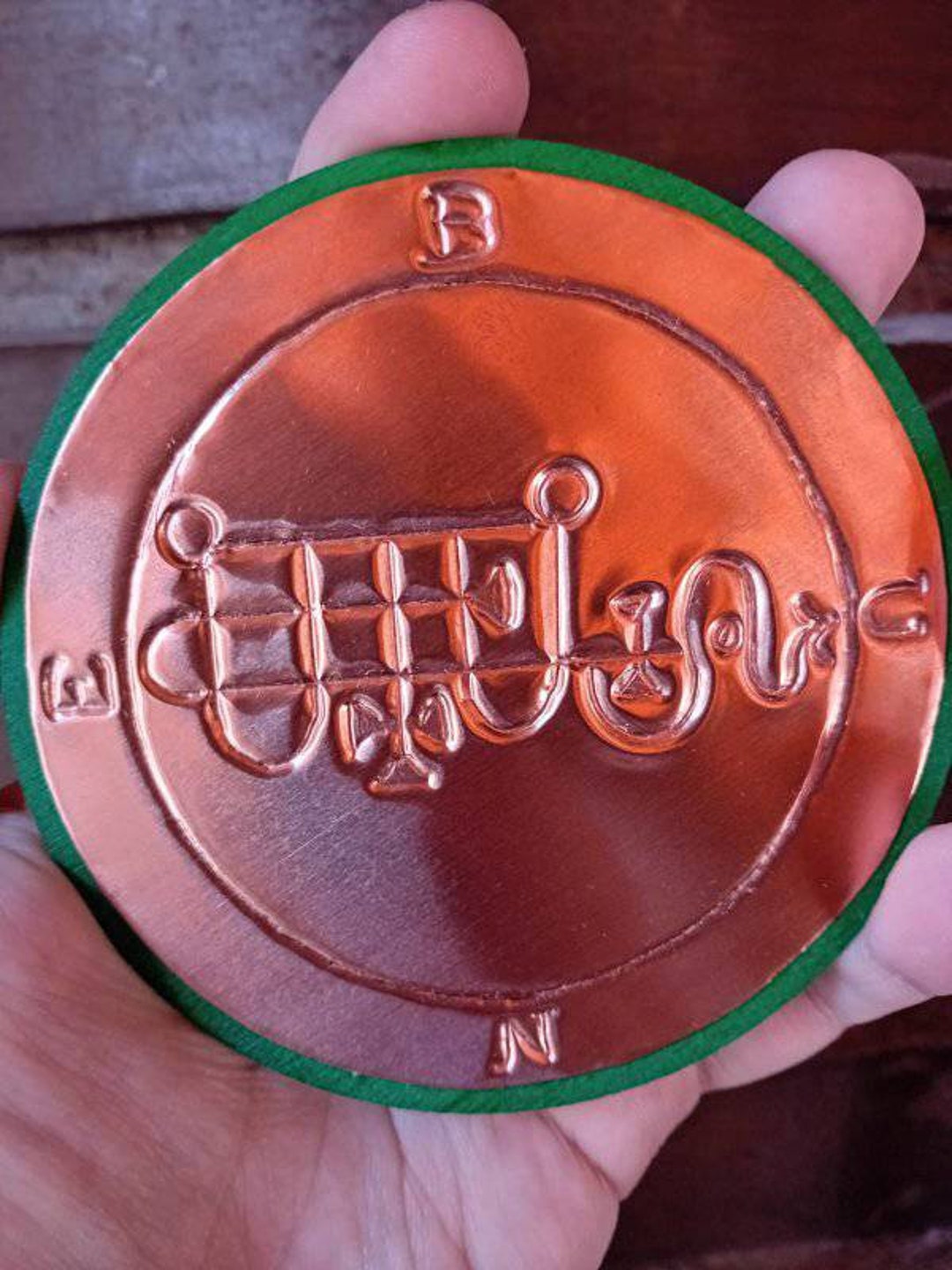 BUNE Sigil Metal Seal Spirit Goetia Size Approx 7.6 Cm - Etsy UK