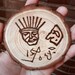 Lucifuge Rofocale Sigil to Choose Wood Burned by Hand Size Aprox 8 Cm ...