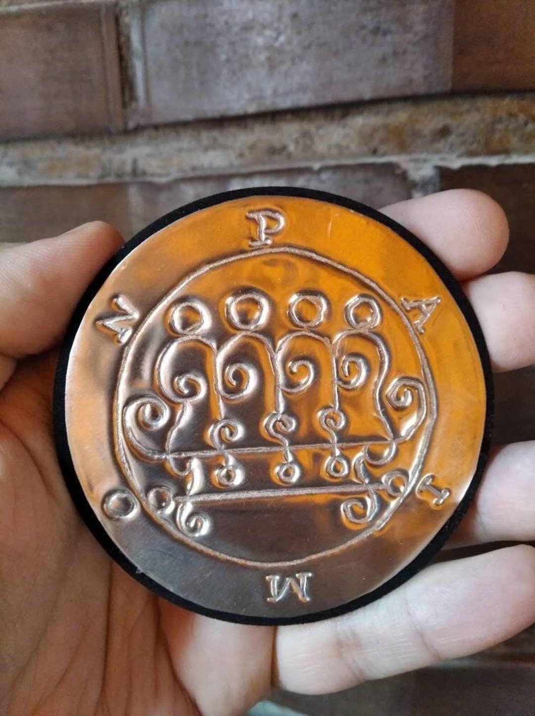 PAIMON Sigil Metal Seal Spirit Goetia Size Aprox 76 Cm - Etsy