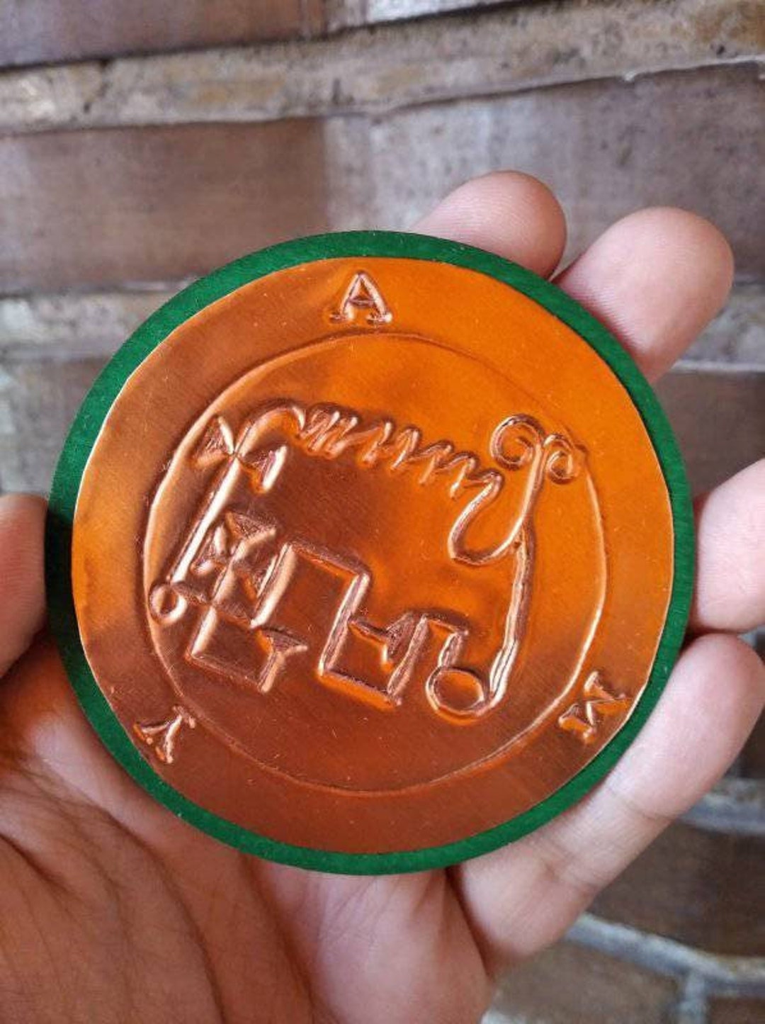 AMY Sigil Metal Seal Spirit Goetia Size Aprox 76 Cm - Etsy