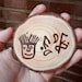 Lucifuge Rofocale Sigil to Choose Wood Burned by Hand Size Aprox 8 Cm ...