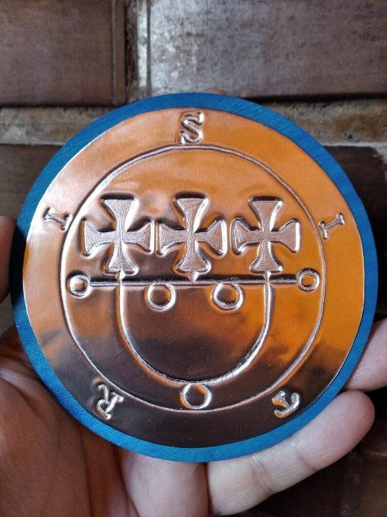 SITRI Sigil Metal Seal Spirit Goetia Size Aprox 76 Cm - Etsy