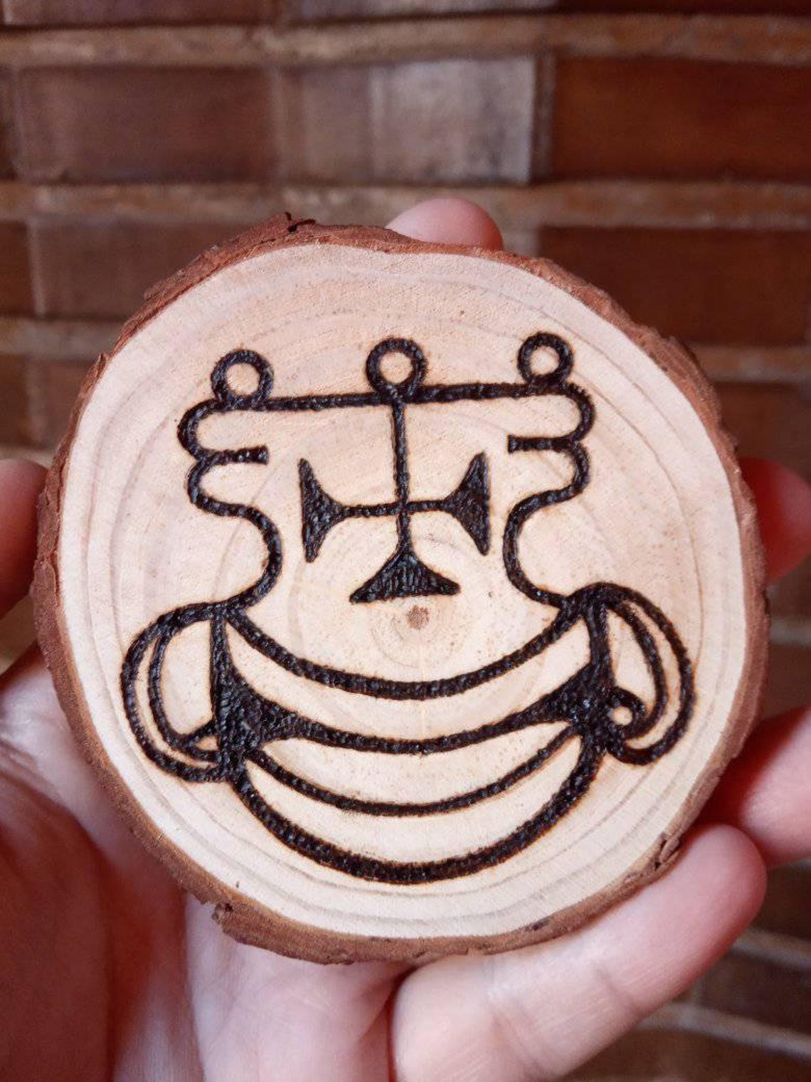 AGARES Sigil Wood Burned by Hand Seal Spirit Goetia Size | Etsy