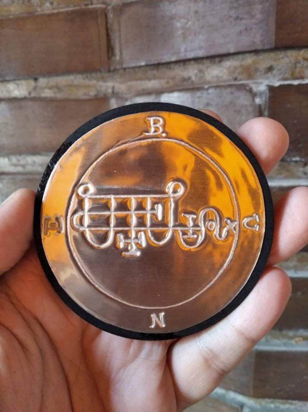 BUNE Sigil Metal Seal Spirit Goetia Size Aprox 76 Cm - Etsy