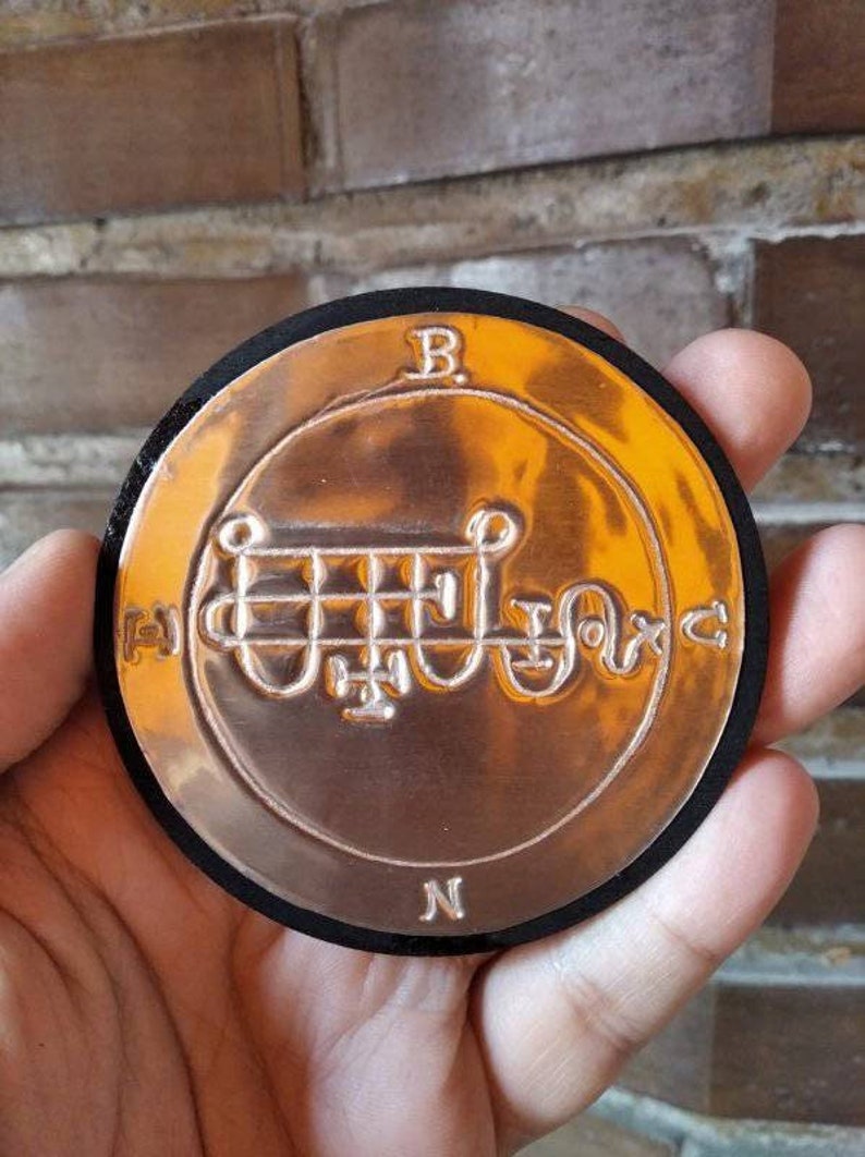 BUNE Sigil Metal Seal Spirit Goetia Size Aprox 76 Cm - Etsy