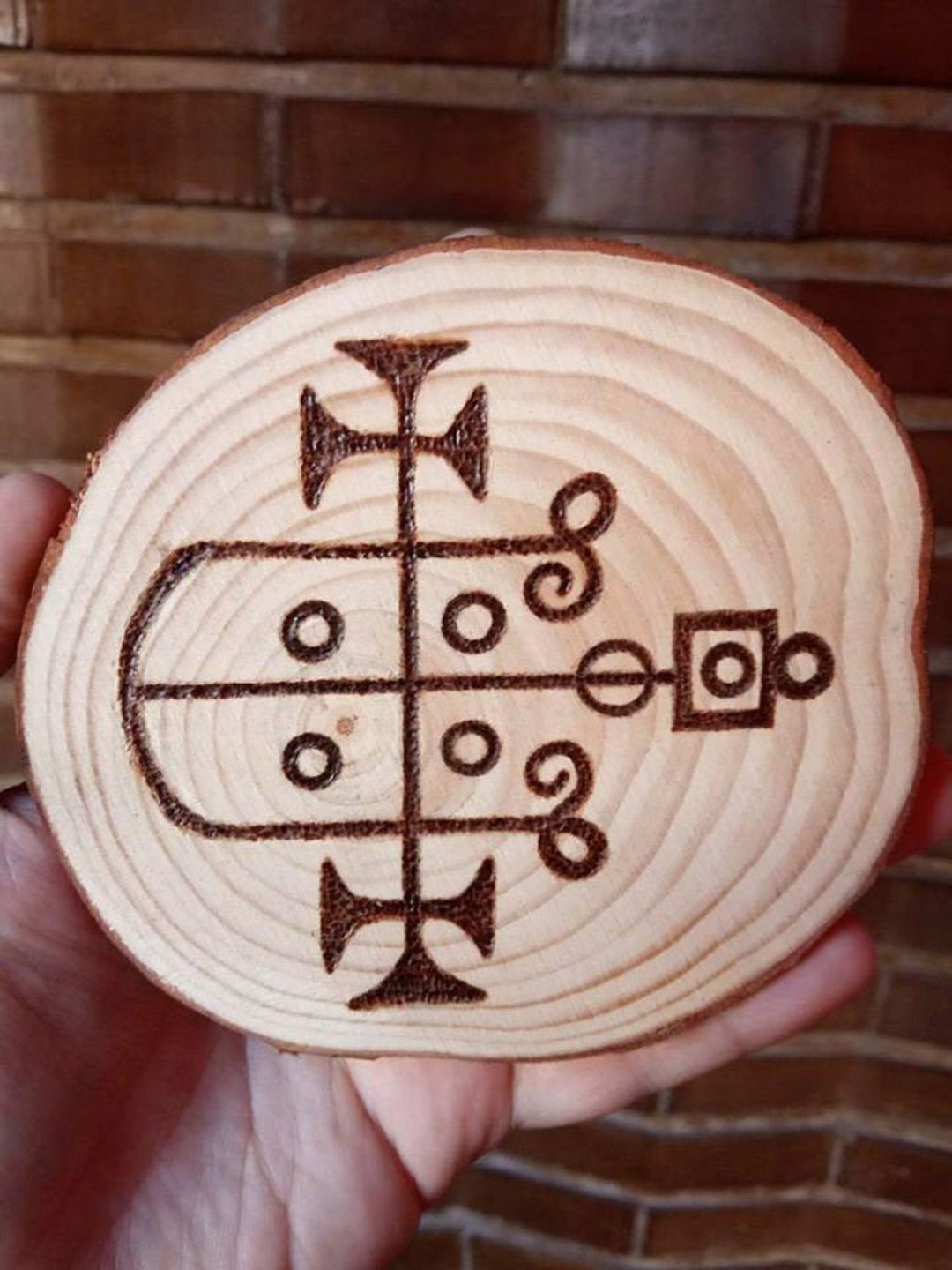 Gaap Sigil Wood Burned by Hand Seal Spirit Goetia Size - Etsy