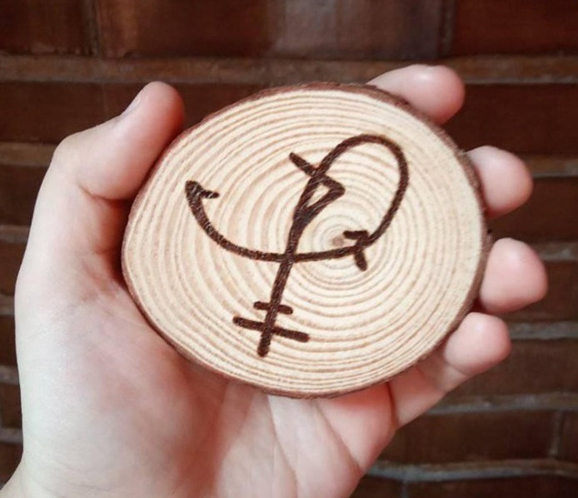 DUKANTE Sigil to Choose in WOOD BURNED by Hand Seal - Etsy