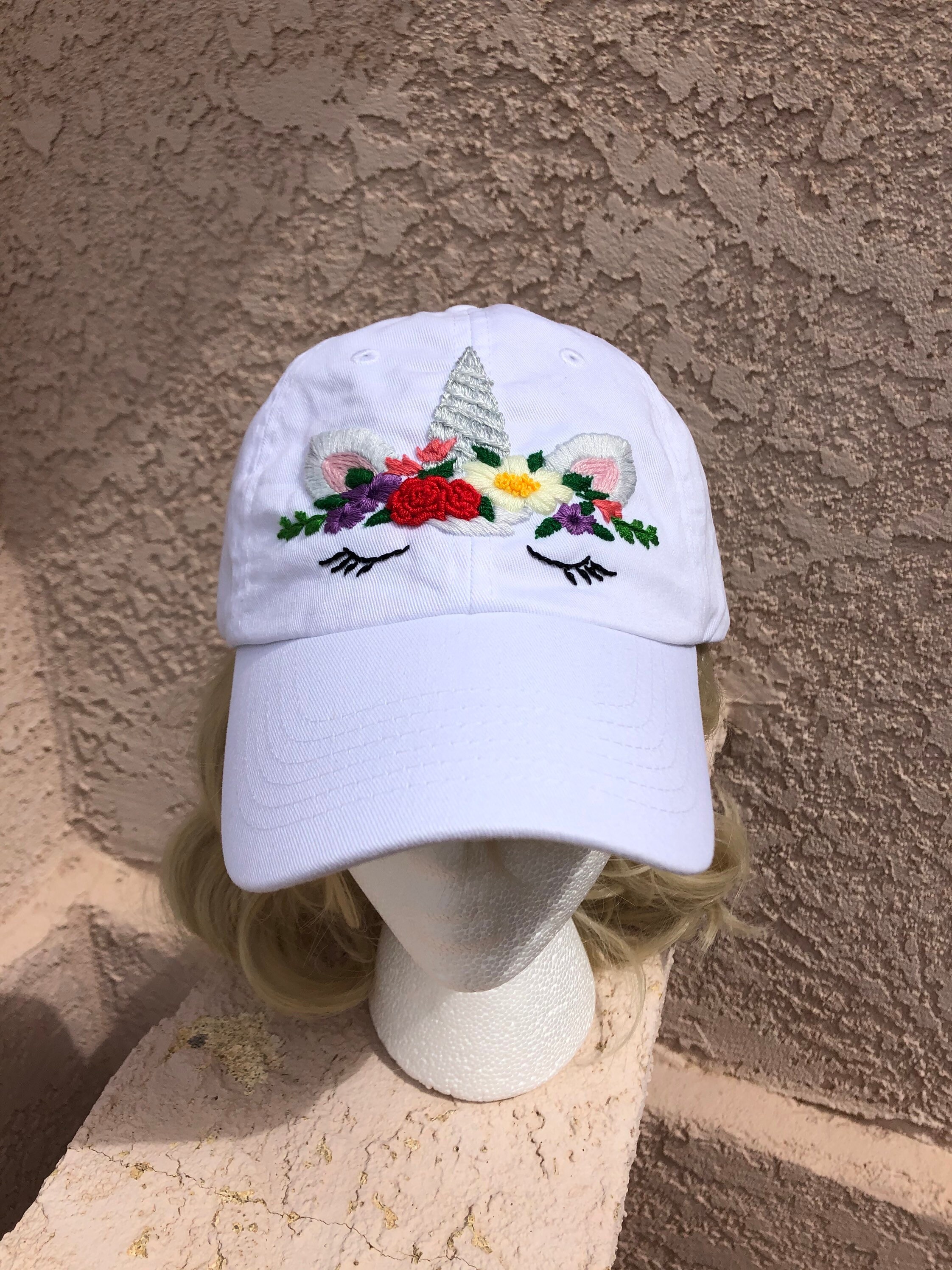 Unicorn Hat Hand Embroidered Unicorn Hat Unicorn Costume Hat - Etsy