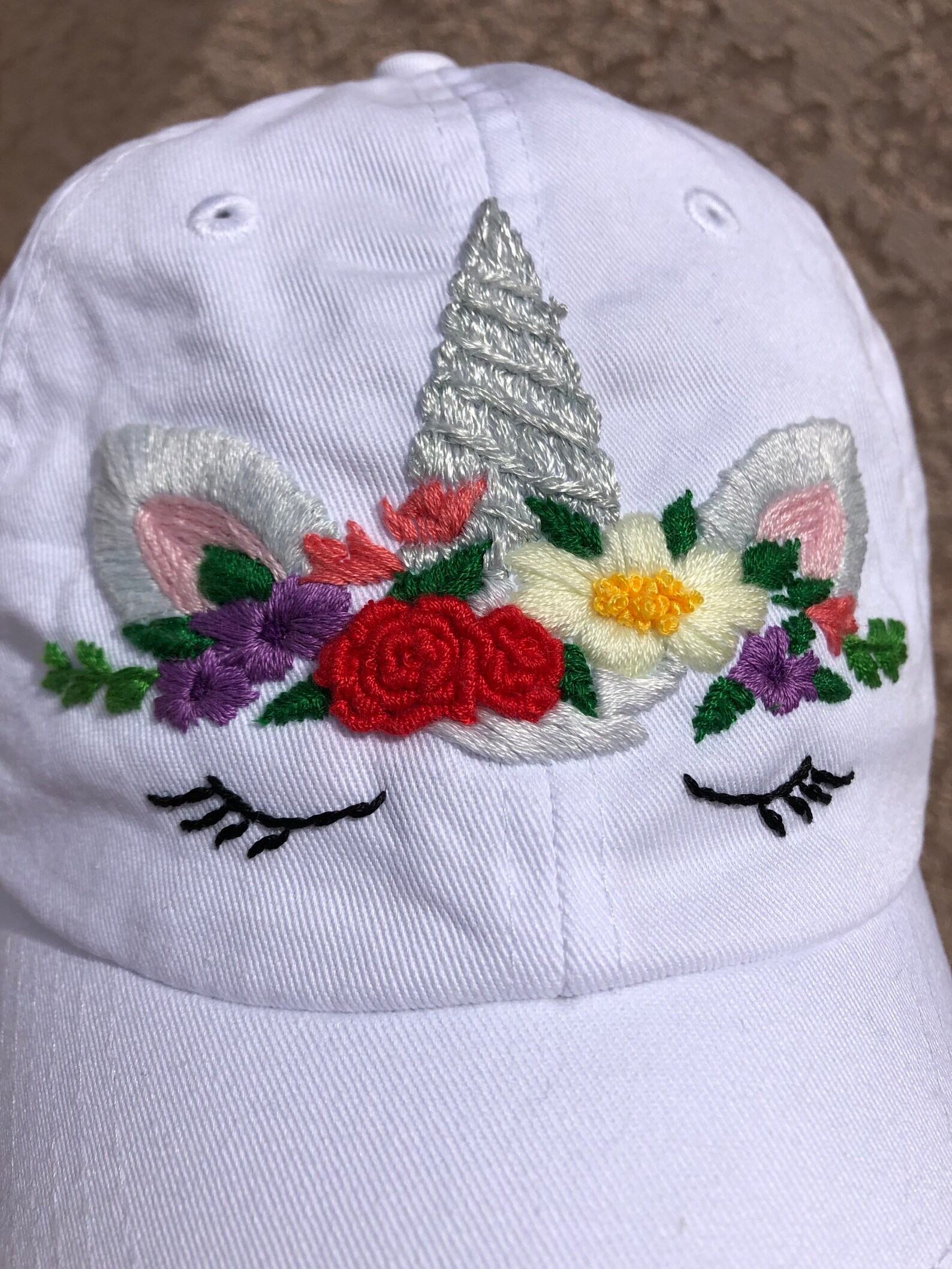 Unicorn hat Hand embroidered Unicorn hat unicorn costume hat | Etsy