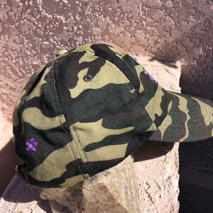 Embroidered Floral Camo Cap - Etsy