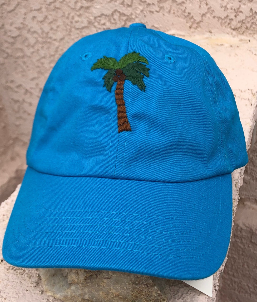 Embroidered Palm Tree Cap, Beach Hat, Women’s Embroidered Baseball Cap ...