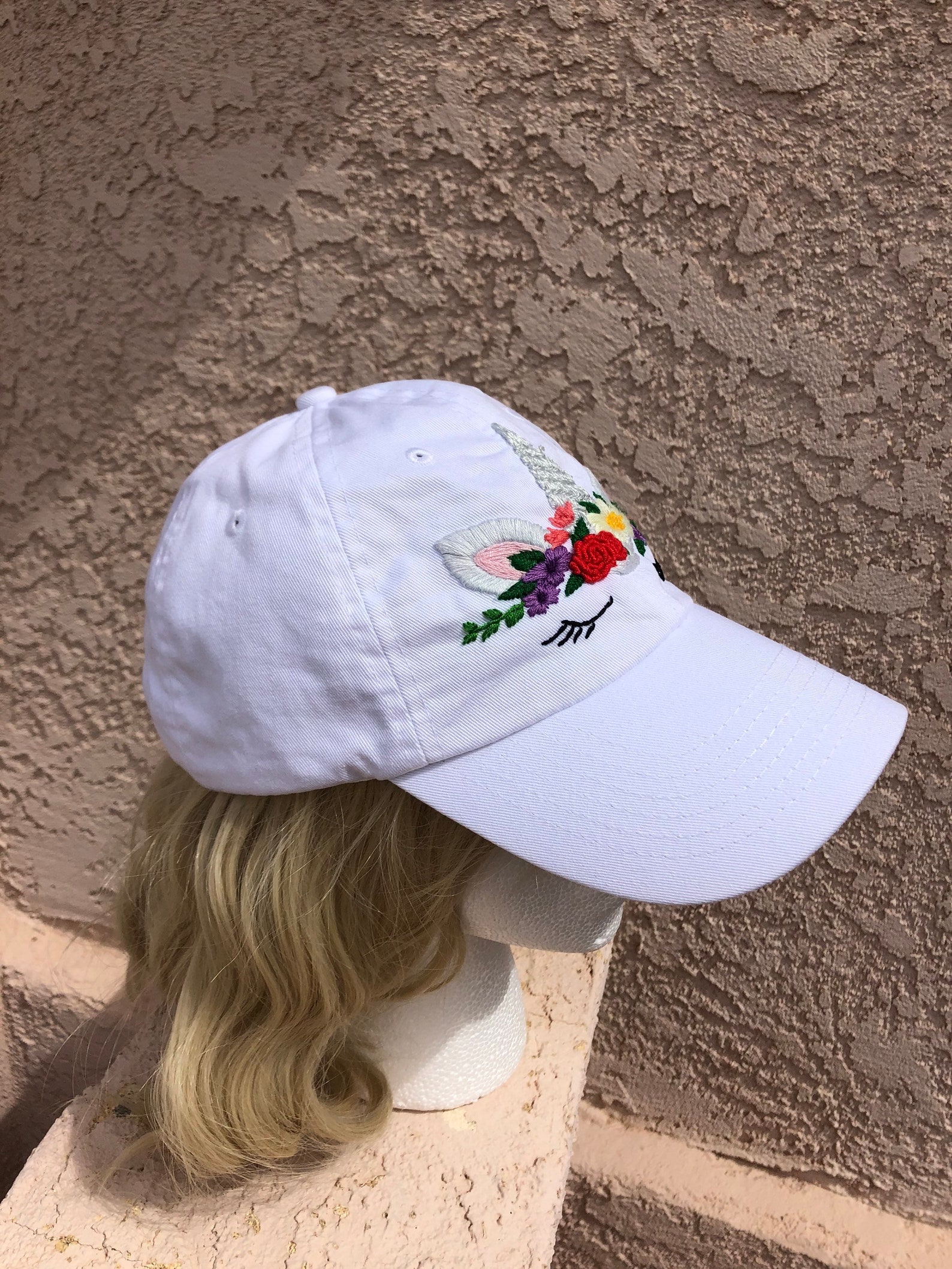 Unicorn Hat Hand Embroidered Unicorn Hat Unicorn Costume Hat - Etsy