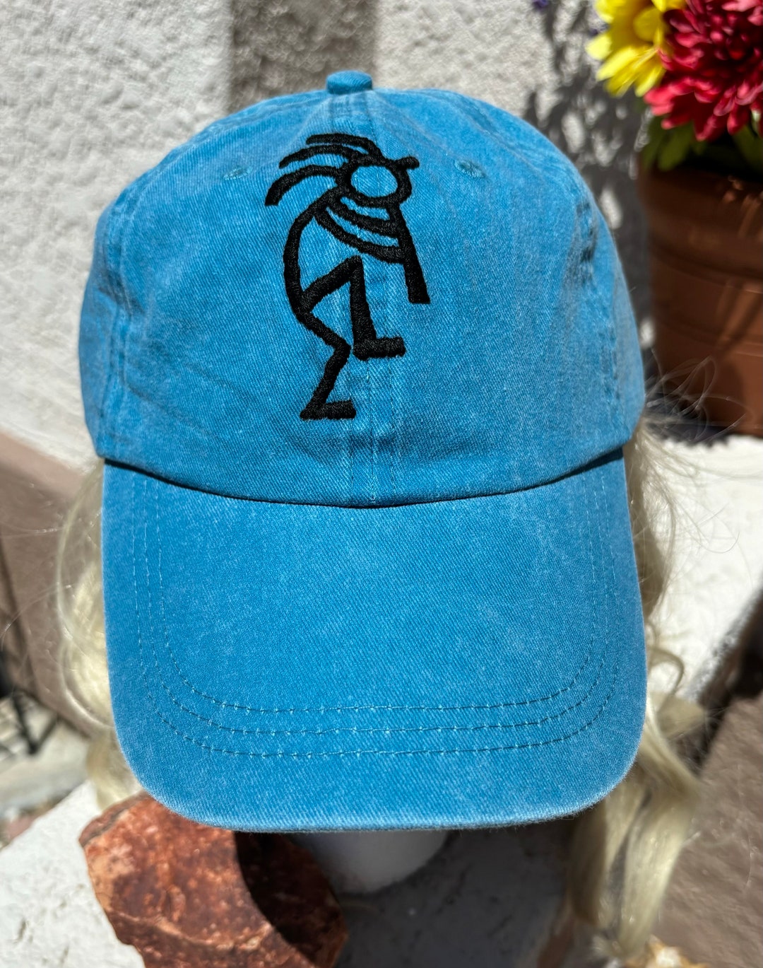 Embroidered Kokopelli Cap - Etsy