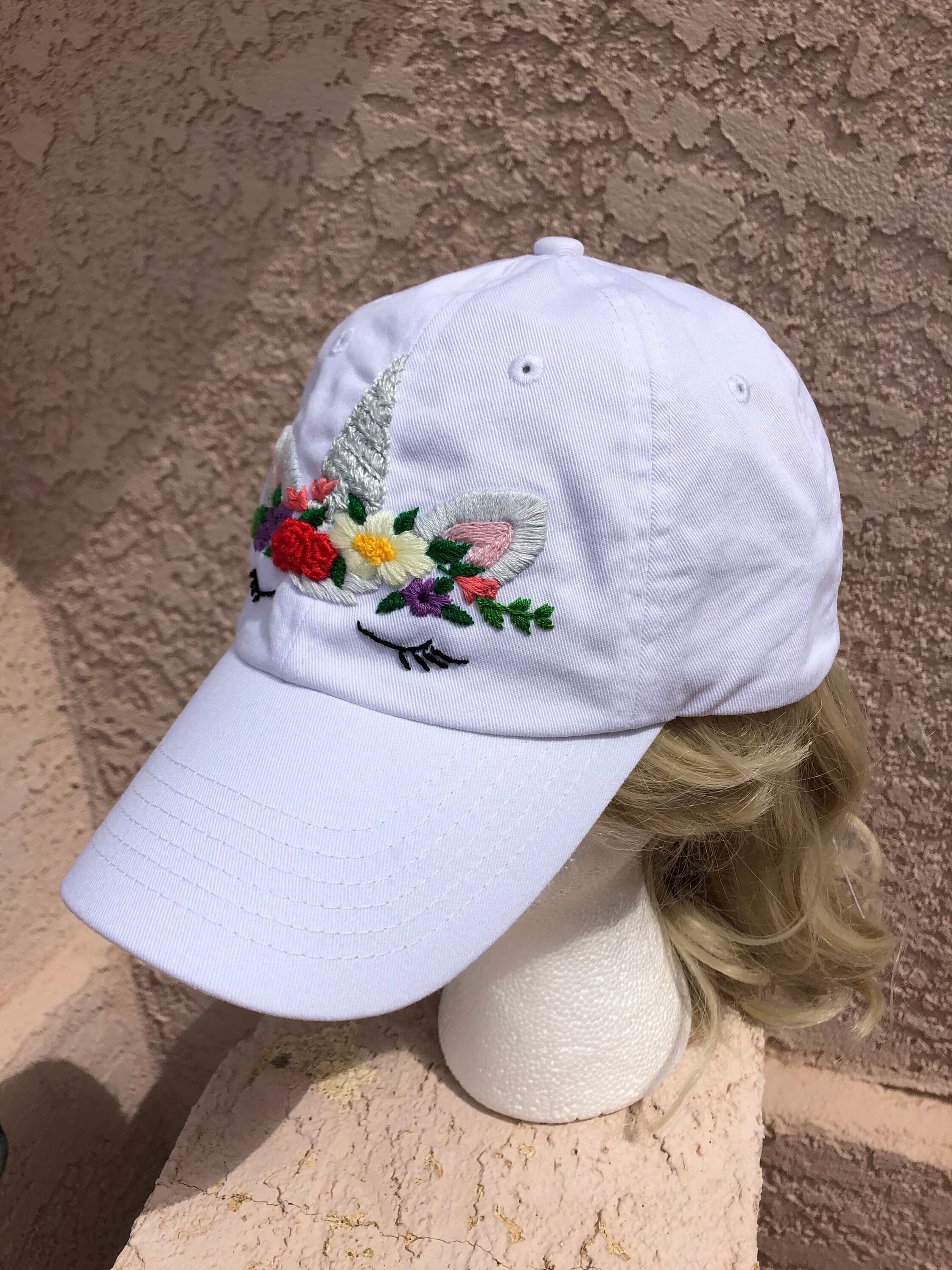 Unicorn Hat Hand Embroidered Unicorn Hat Unicorn Costume Hat - Etsy