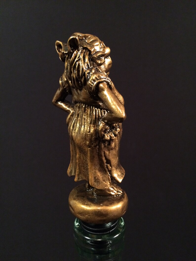 Anne Hauser Wine Goblin Cast Sculpture Fine Art Bottle - Etsy