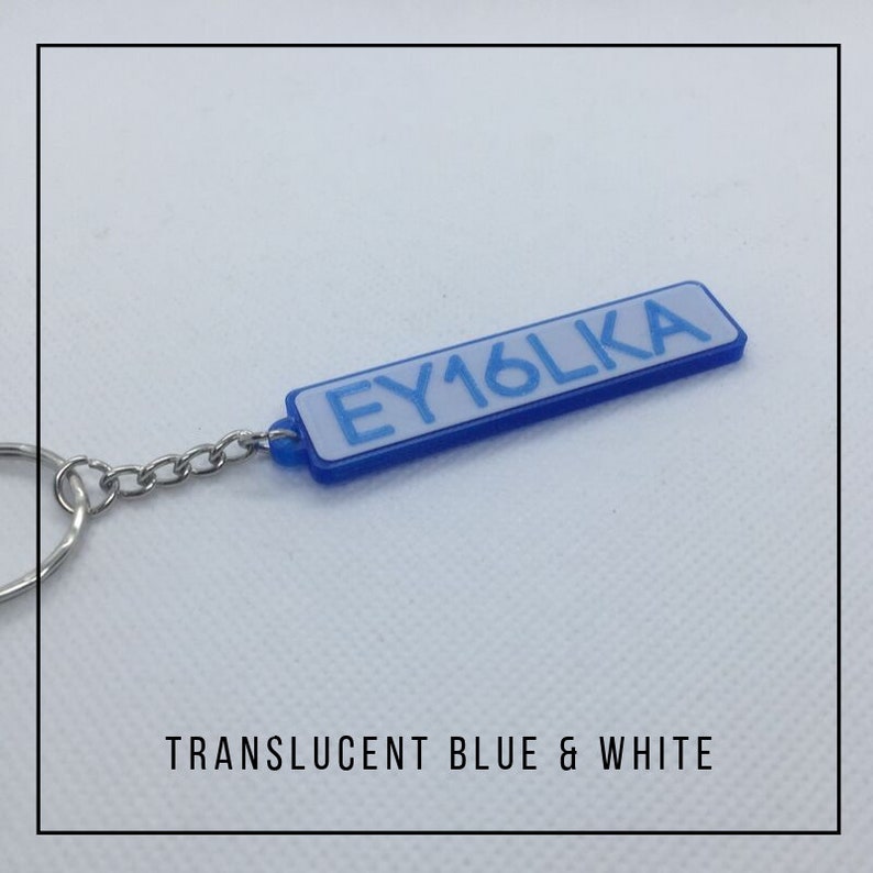 Car Number Plate Key Ring Car Reg Keyring Number Plate - Etsy UK