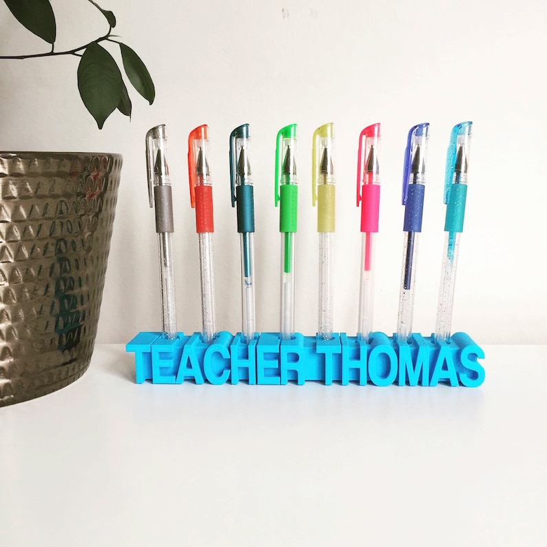 Personalised Pen Pot Teachers Gift Stationery Pencil - Etsy UK