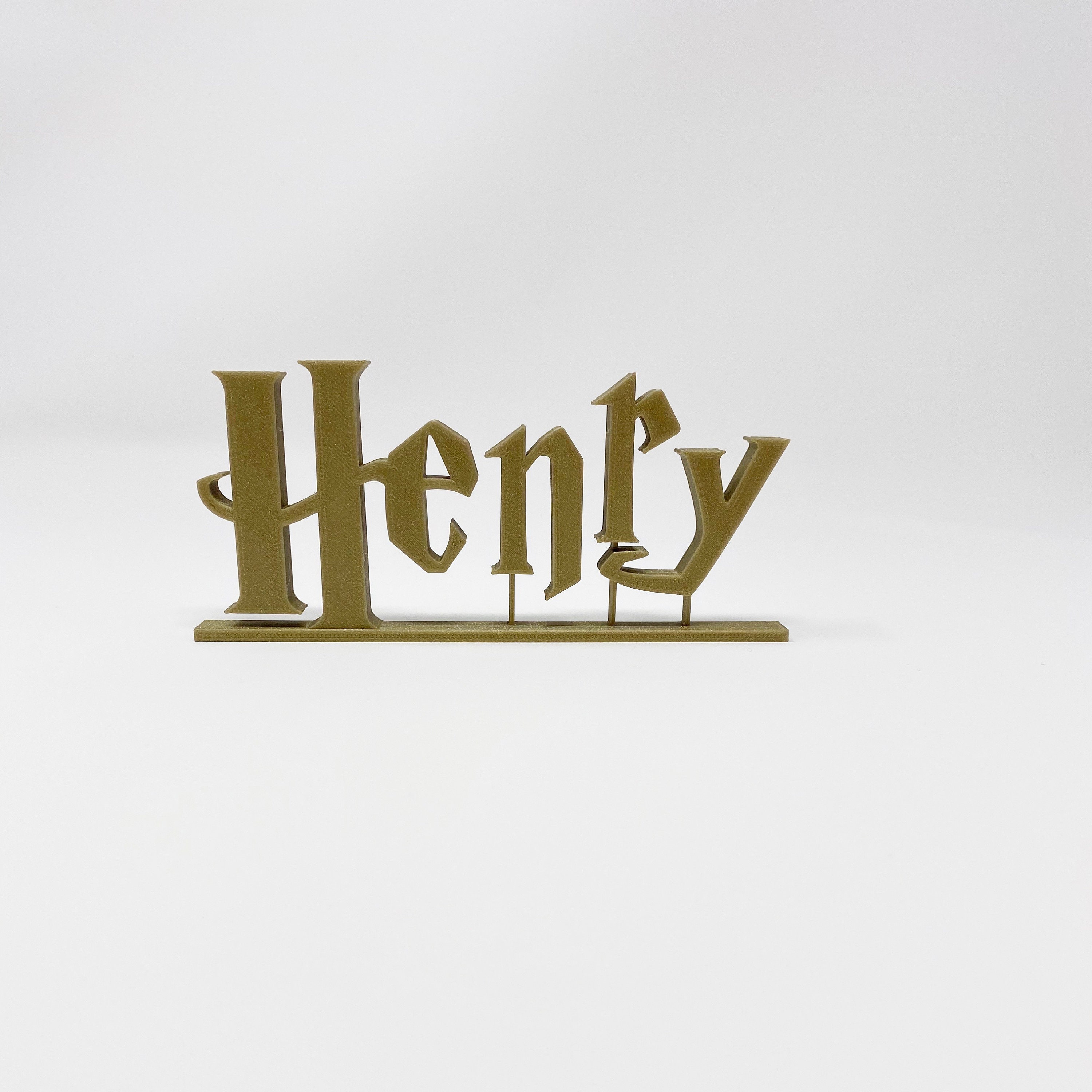 Harry Potter Style Name Plate Harry Potter Gift Harry Potter | Etsy