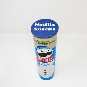 Personalised Pringles Holder | Crisp Tube Gift | Dad Father's Day Gift ...