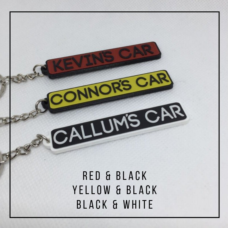 Car Number Plate Key Ring Car Reg Keyring Number Plate - Etsy UK