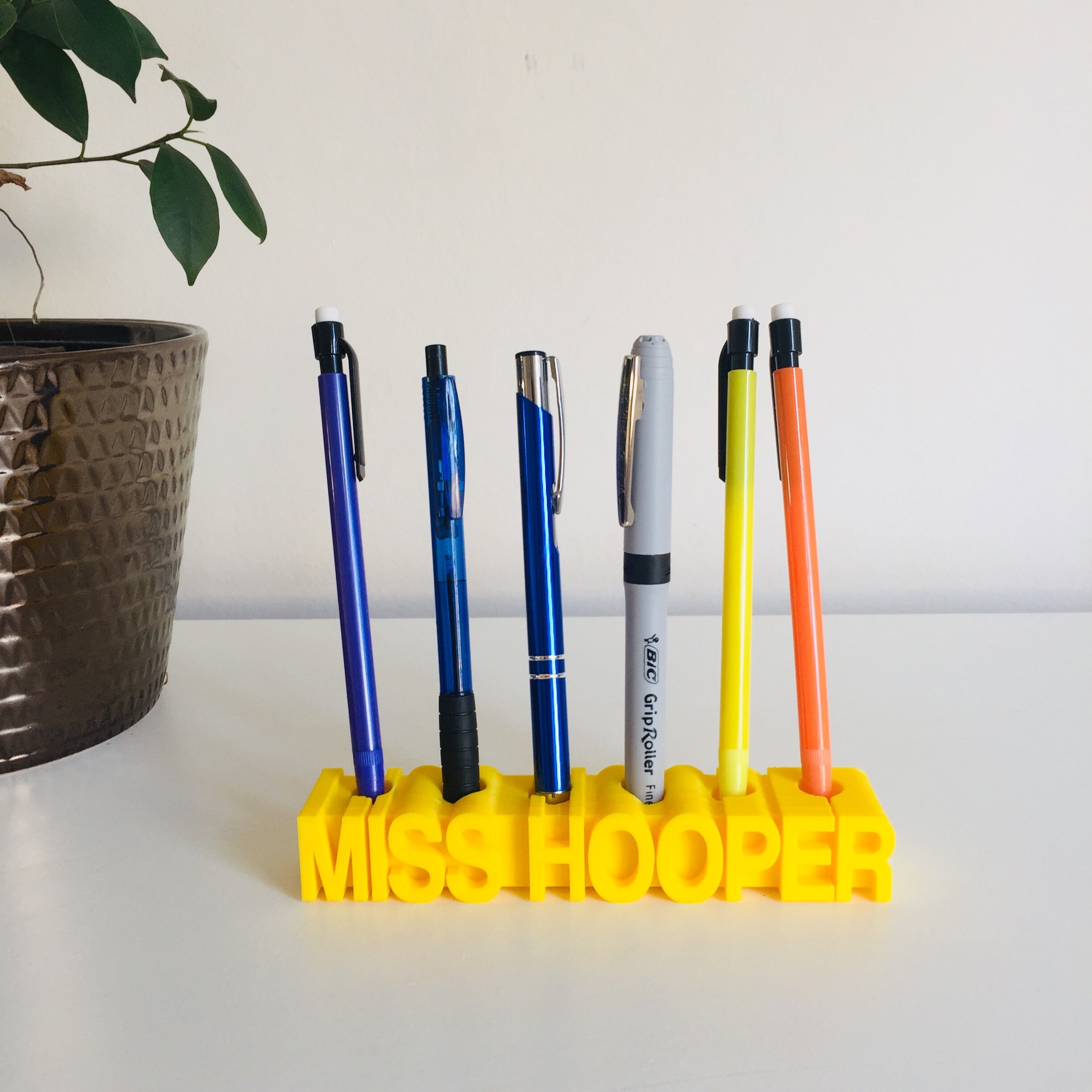 Personalised Pen Pot Teachers Gift Stationery Pencil - Etsy UK