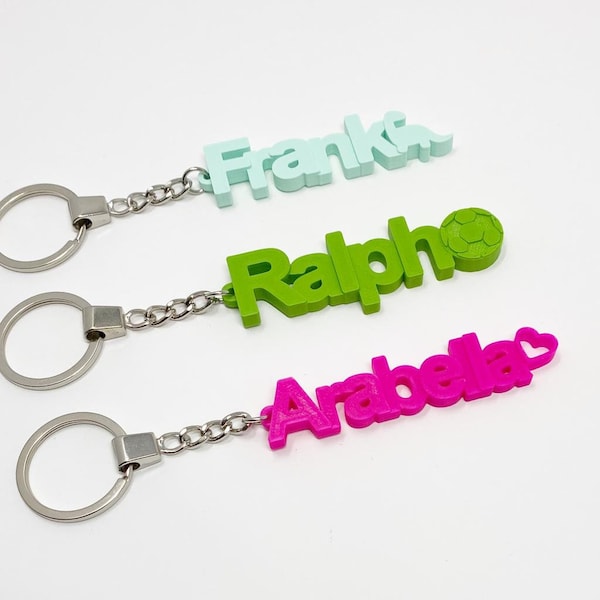 3d Printed Keychains - Etsy