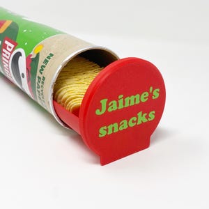 Personalised Pringles Holder | Crisp Tube Gift | Dad Father's Day Gift ...