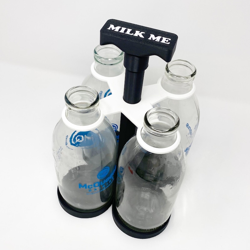 Milk Bottle Carrier - Etsy
