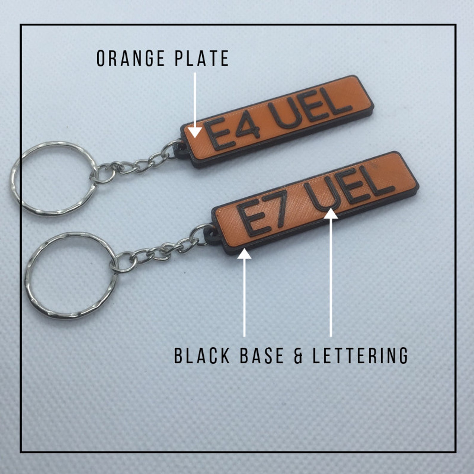 Car Number Plate Key Ring Car Reg Keyring Number Plate - Etsy UK