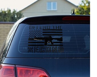 Rifle Flag Decal | Etsy