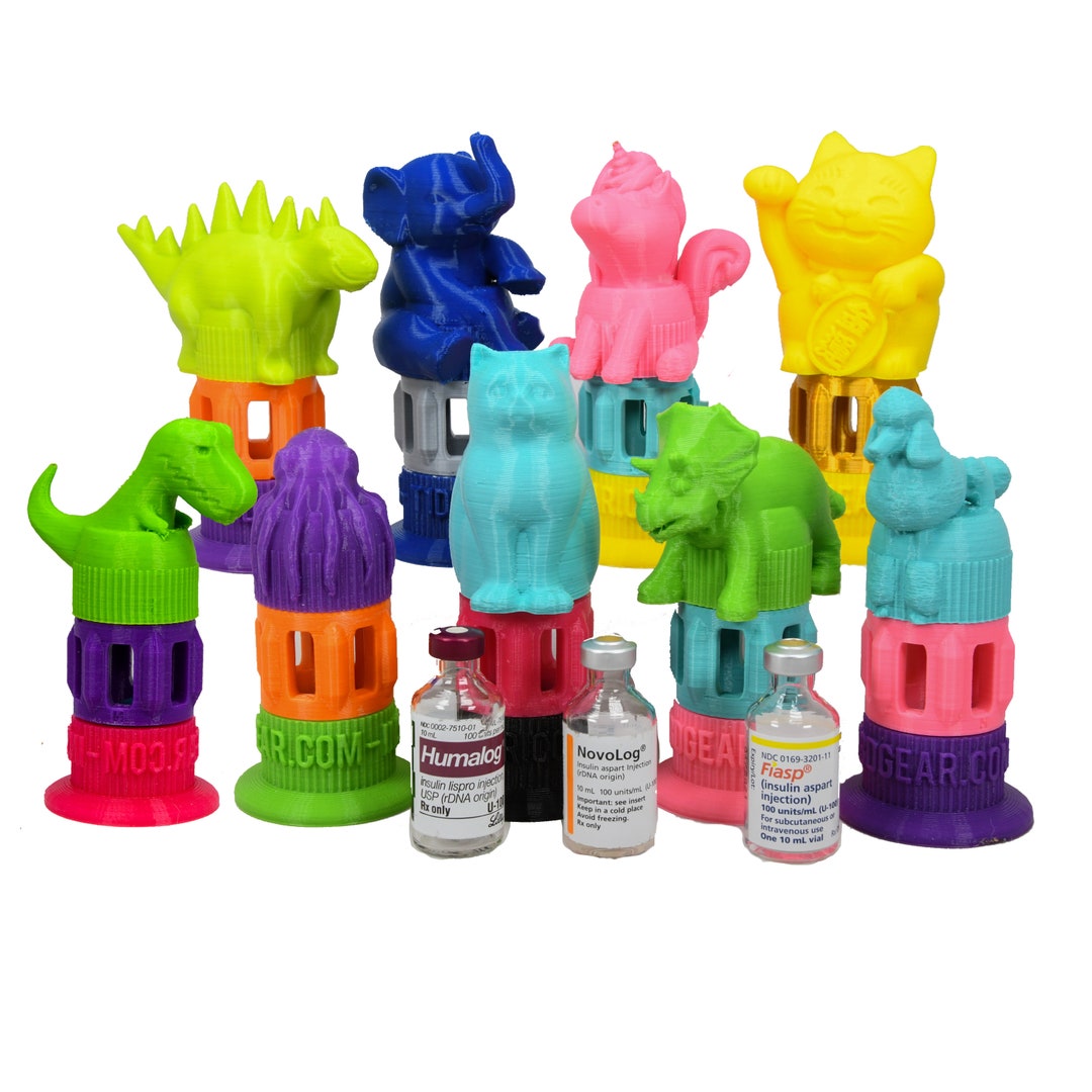 Insulin Vial Case With 3D Creature Cap - Etsy