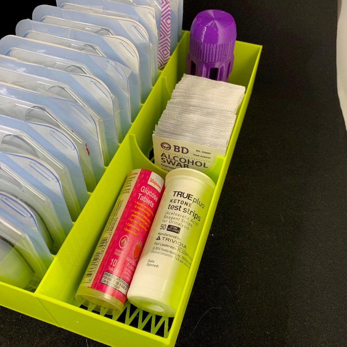 Omnipod Drawer Organizer 12 Pod Caddy Plus Extra - Etsy