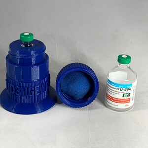 Humulin U-500 20ml - 3 Piece 3D Printed Insulin Vial Vessel Protective ...