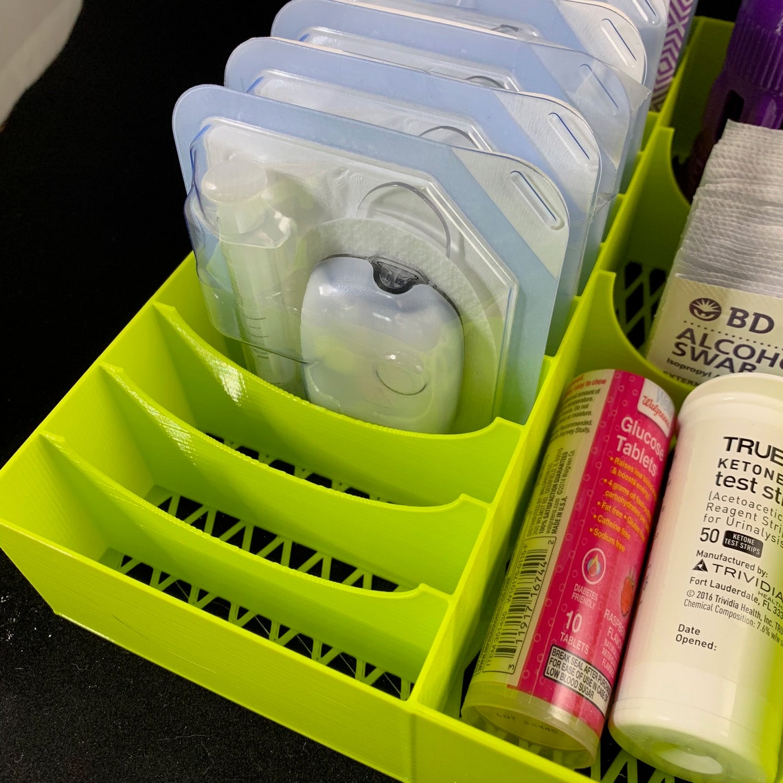 Omnipod Drawer Organizer 12 Pod Caddy Plus Extra - Etsy