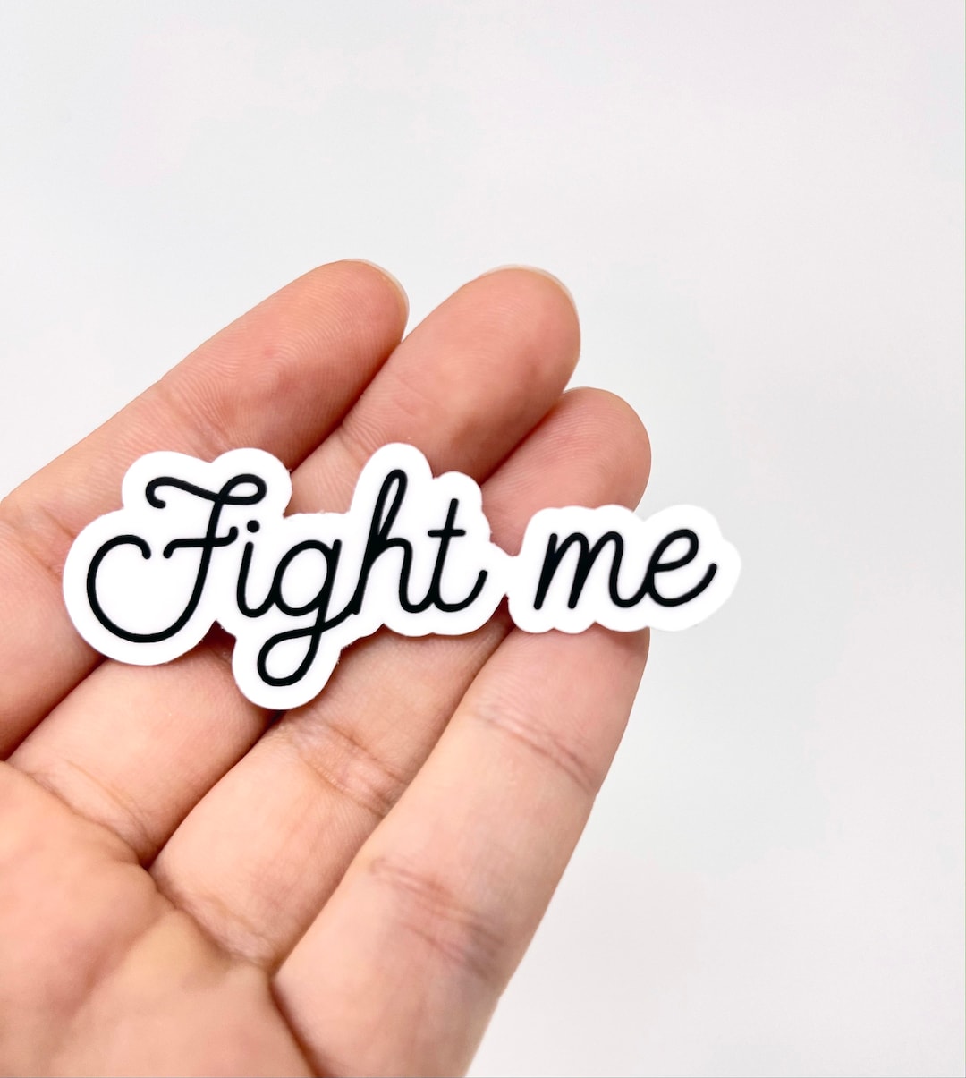 Fight Me Sticker Car, Laptop, Vinyl Decal for Martial Arts, Jiu Jitsu ...