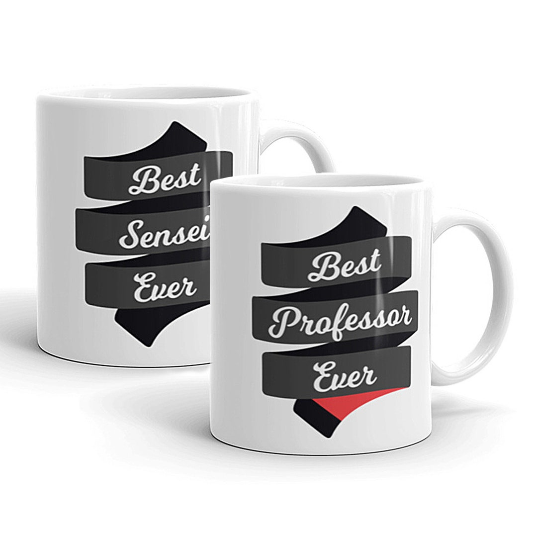 Best Sensei/professor Ever Mug | Gifts for Jiu Jitsu, BJJ, Martial Arts ...