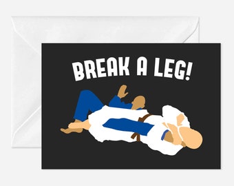 Break a Leg Card | Etsy