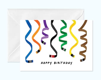 Jiu Jitsu Card | Etsy